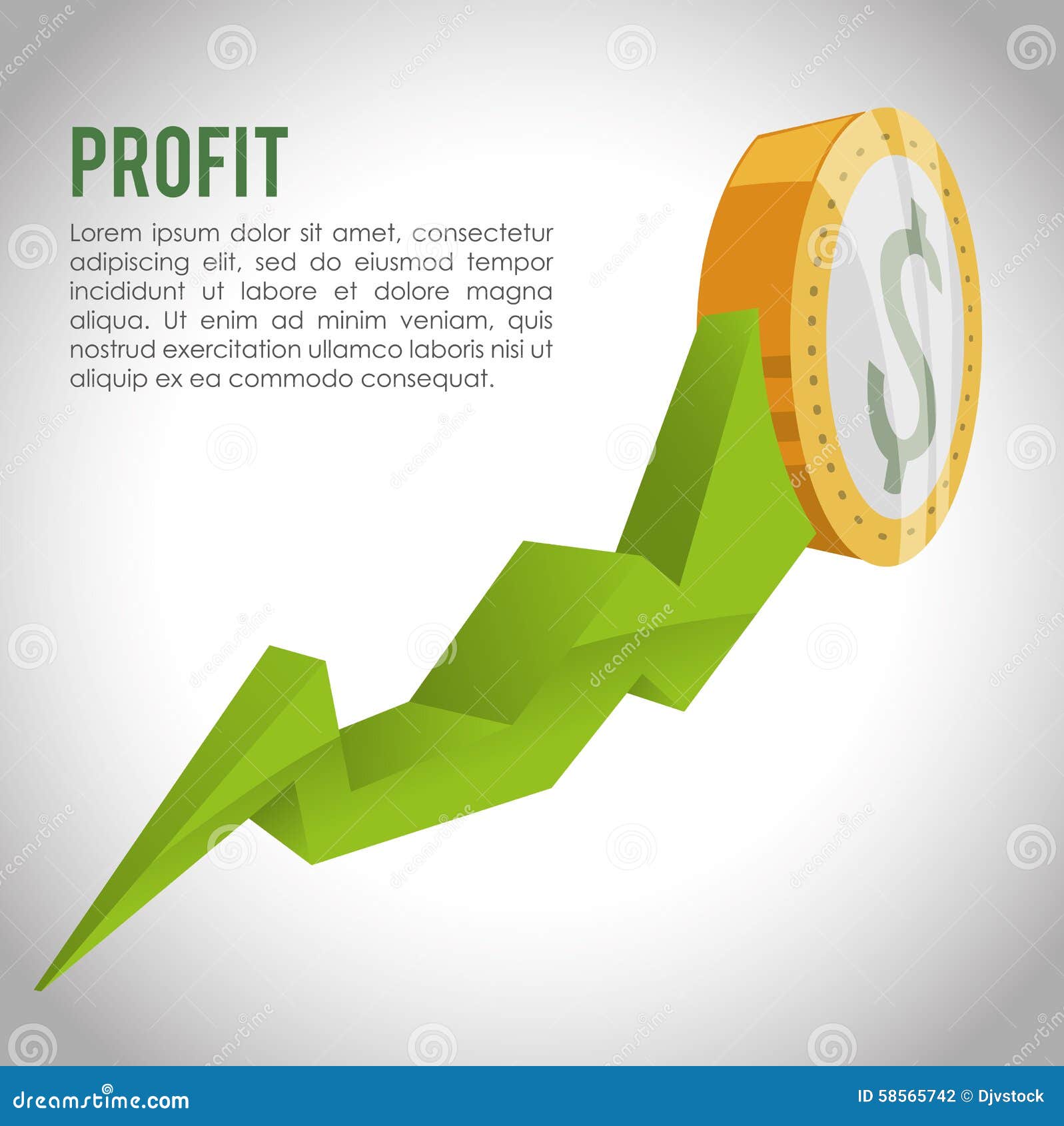 Investment design stock vector. Illustration of concept - 58565742