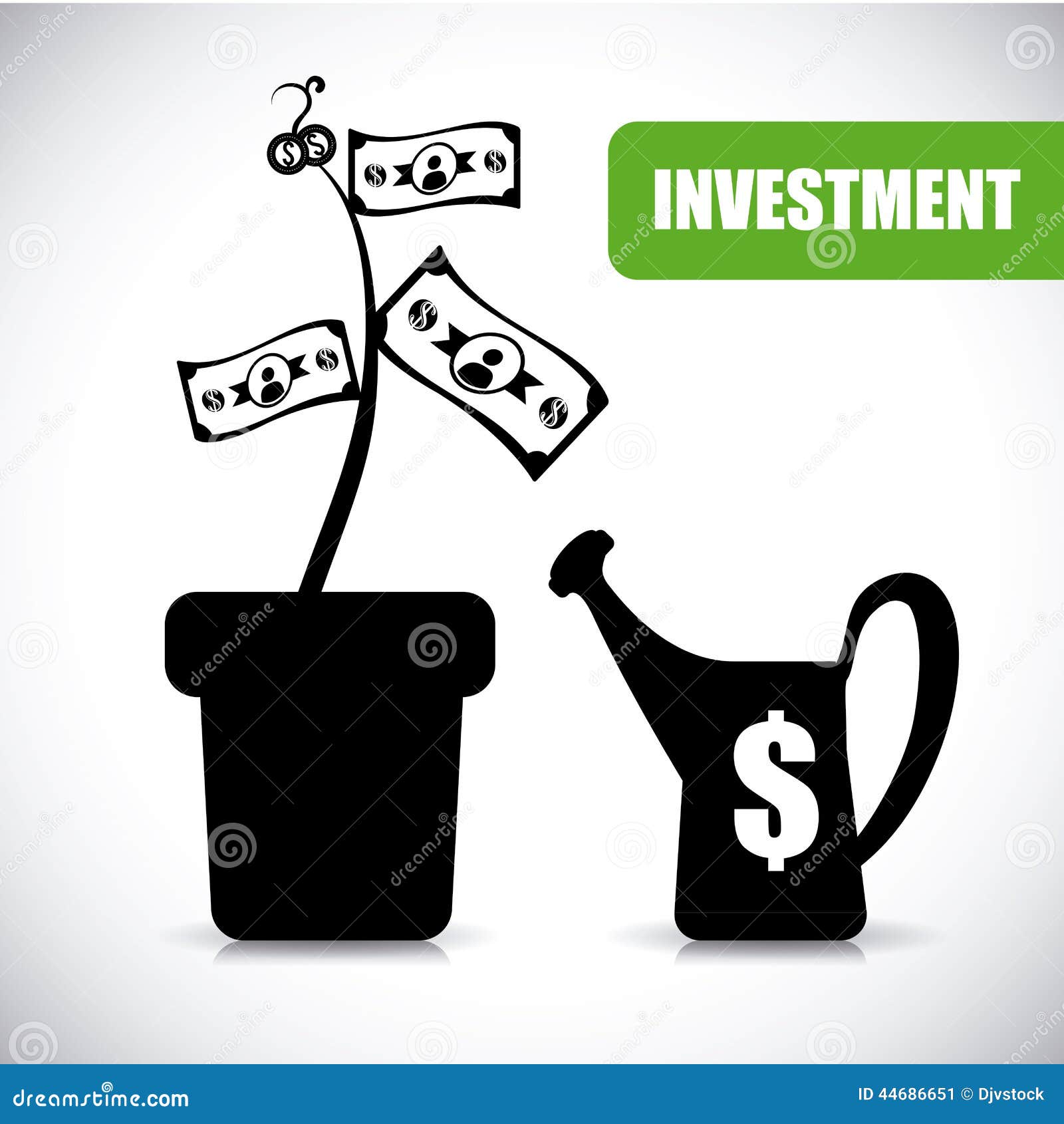 Investment design stock vector. Illustration of increase - 44686651