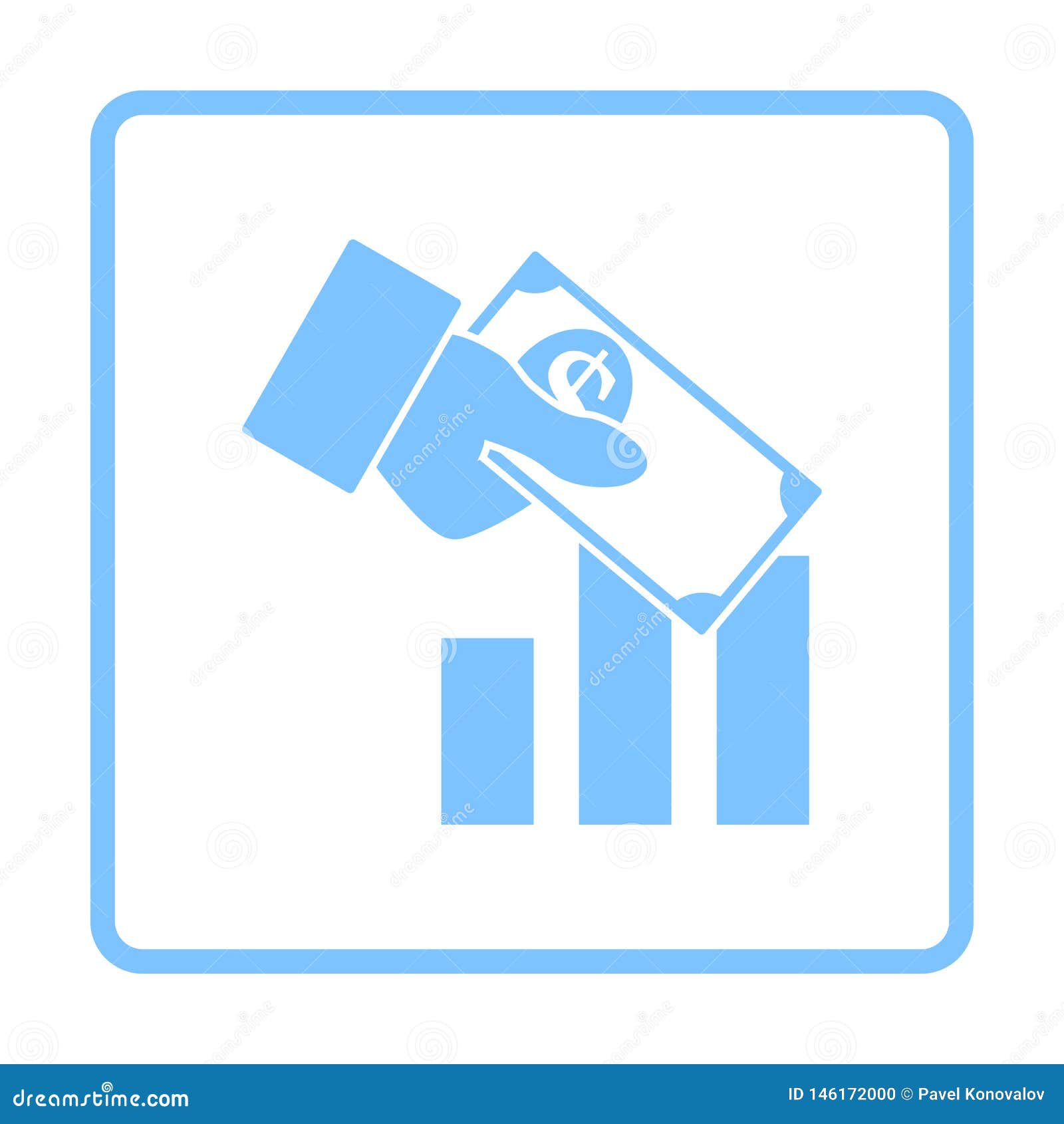 Investment Icon stock vector. Illustration of investment - 146172000
