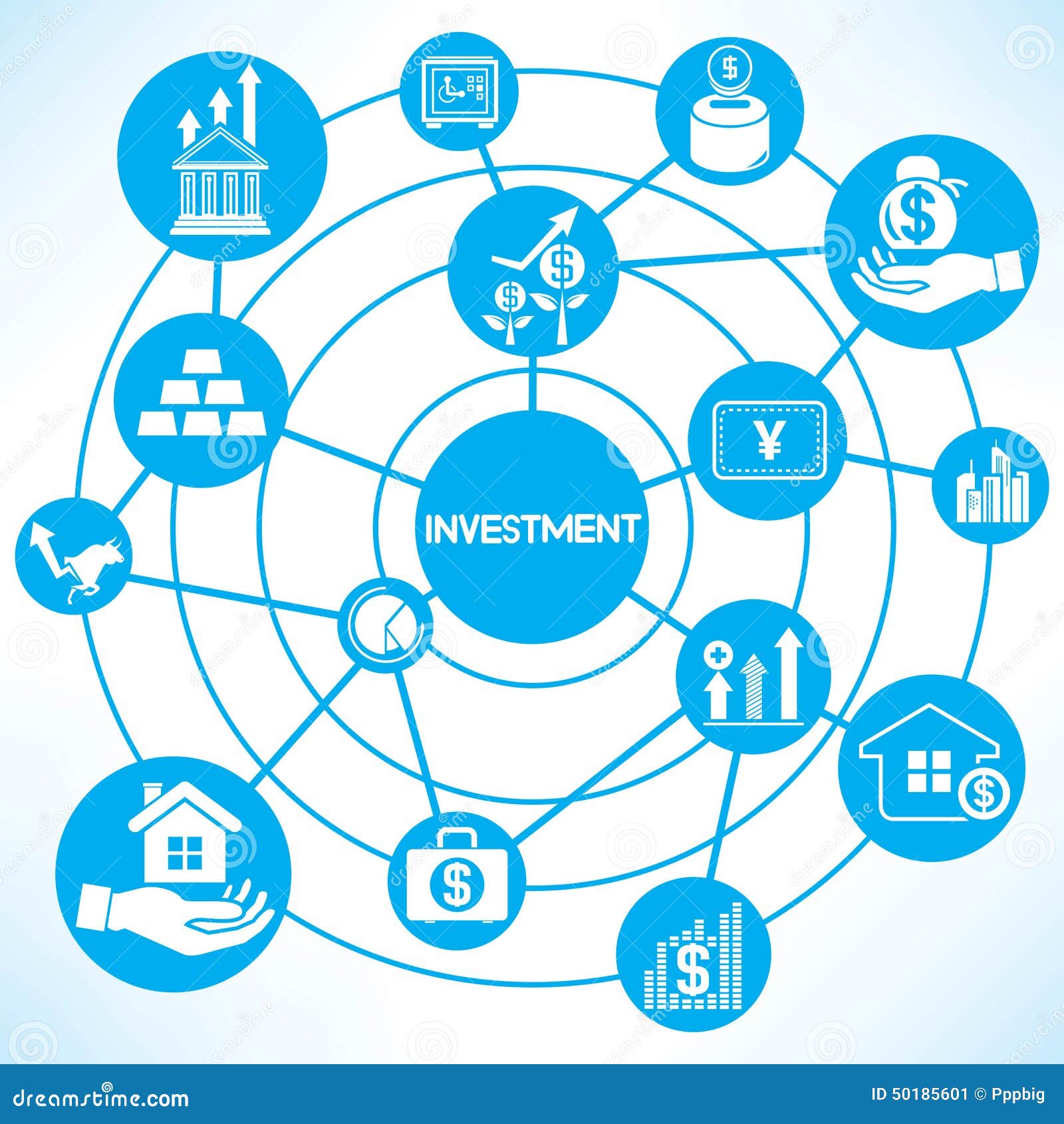 Investment management stock illustration. Illustration of invest - 50185601