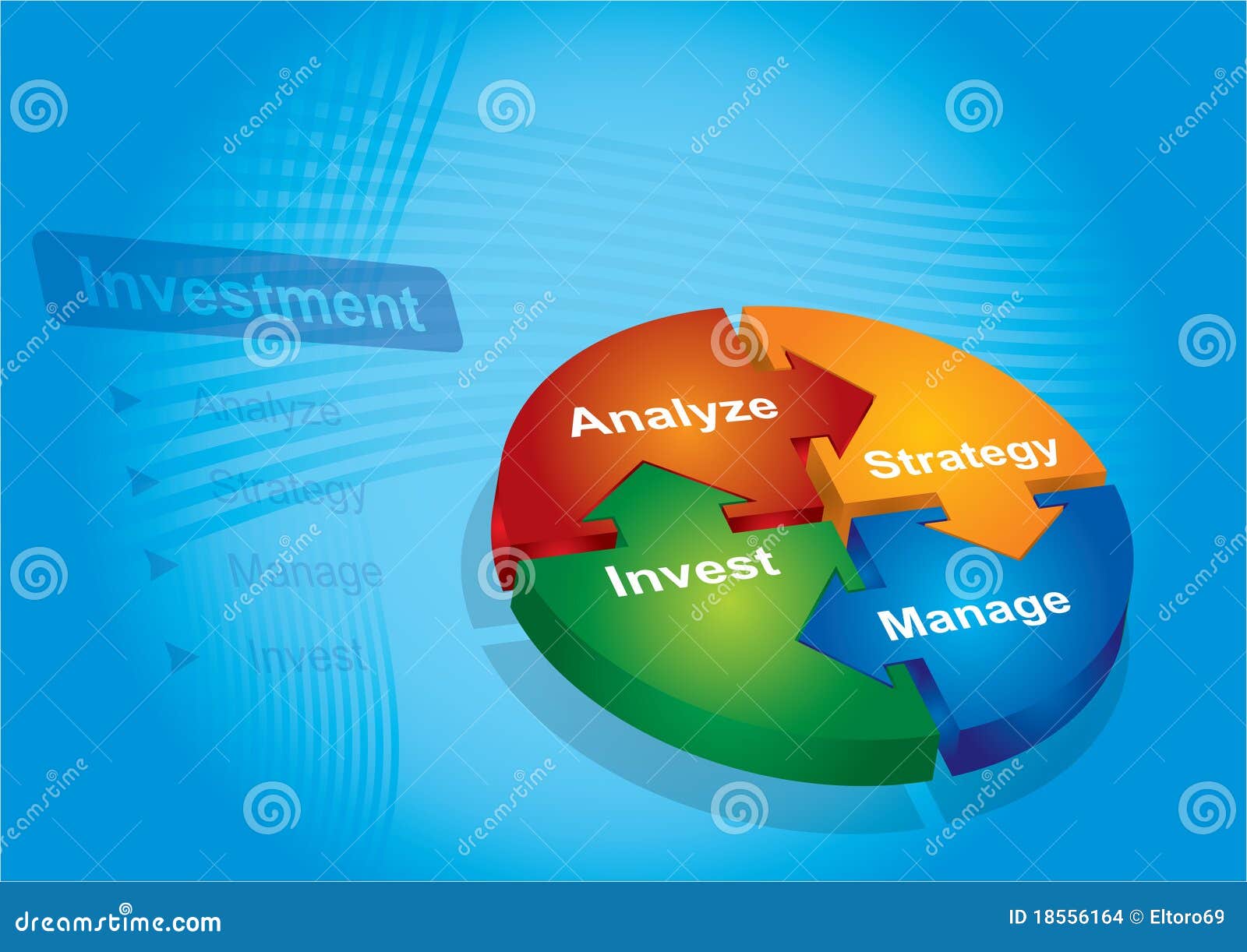 Investment package stock vector. Illustration of profit - 18556164