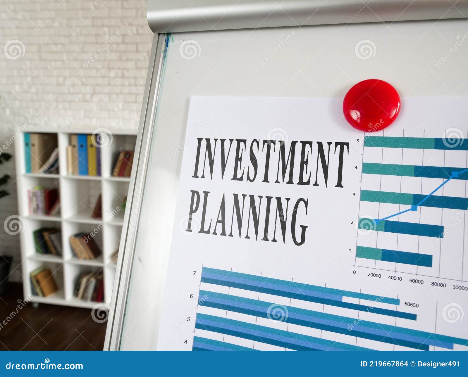 Investment Planning Papers with Charts on the Board. Stock Photo ...