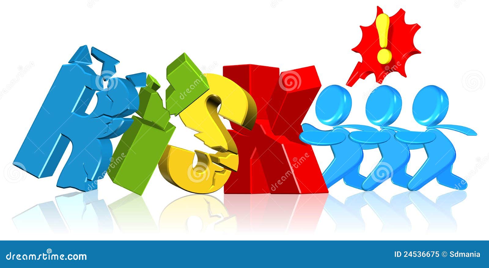 Investment Risk and Team Work Stock Illustration - Illustration of ...