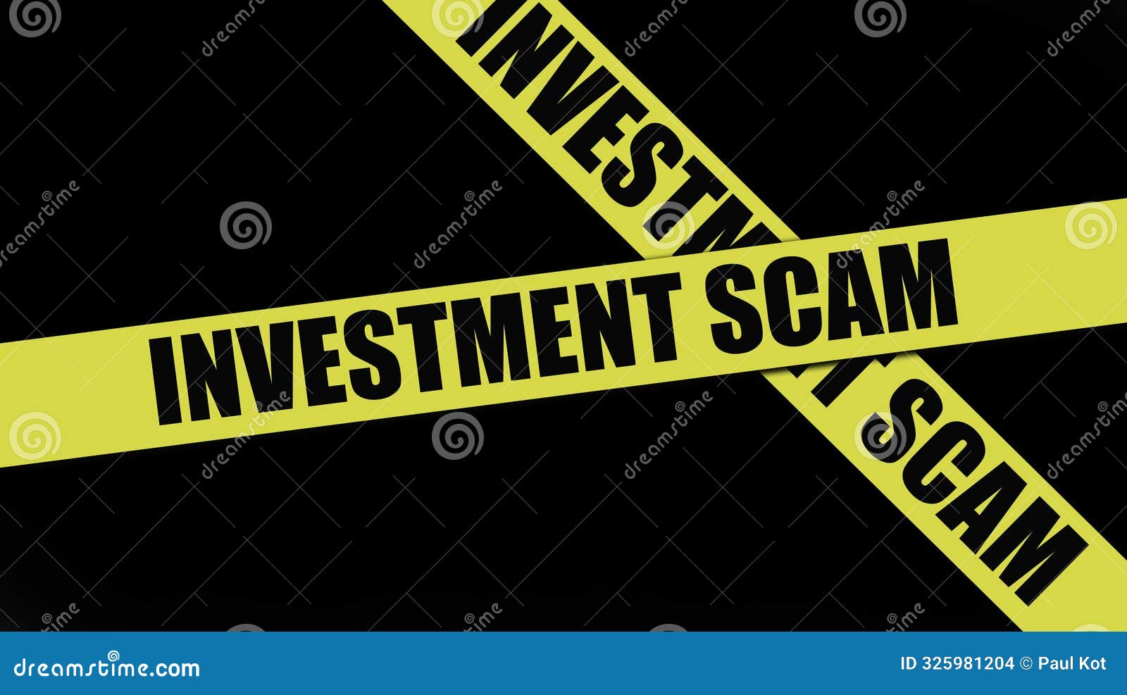 Investment Scam and Fraud Alert, Caution and Warning Concept Stock ...