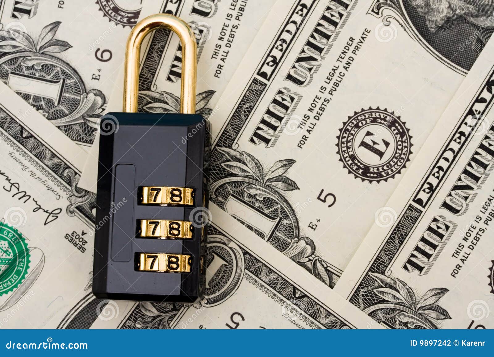 Investment Security stock photo. Image of finances, padlock - 9897242