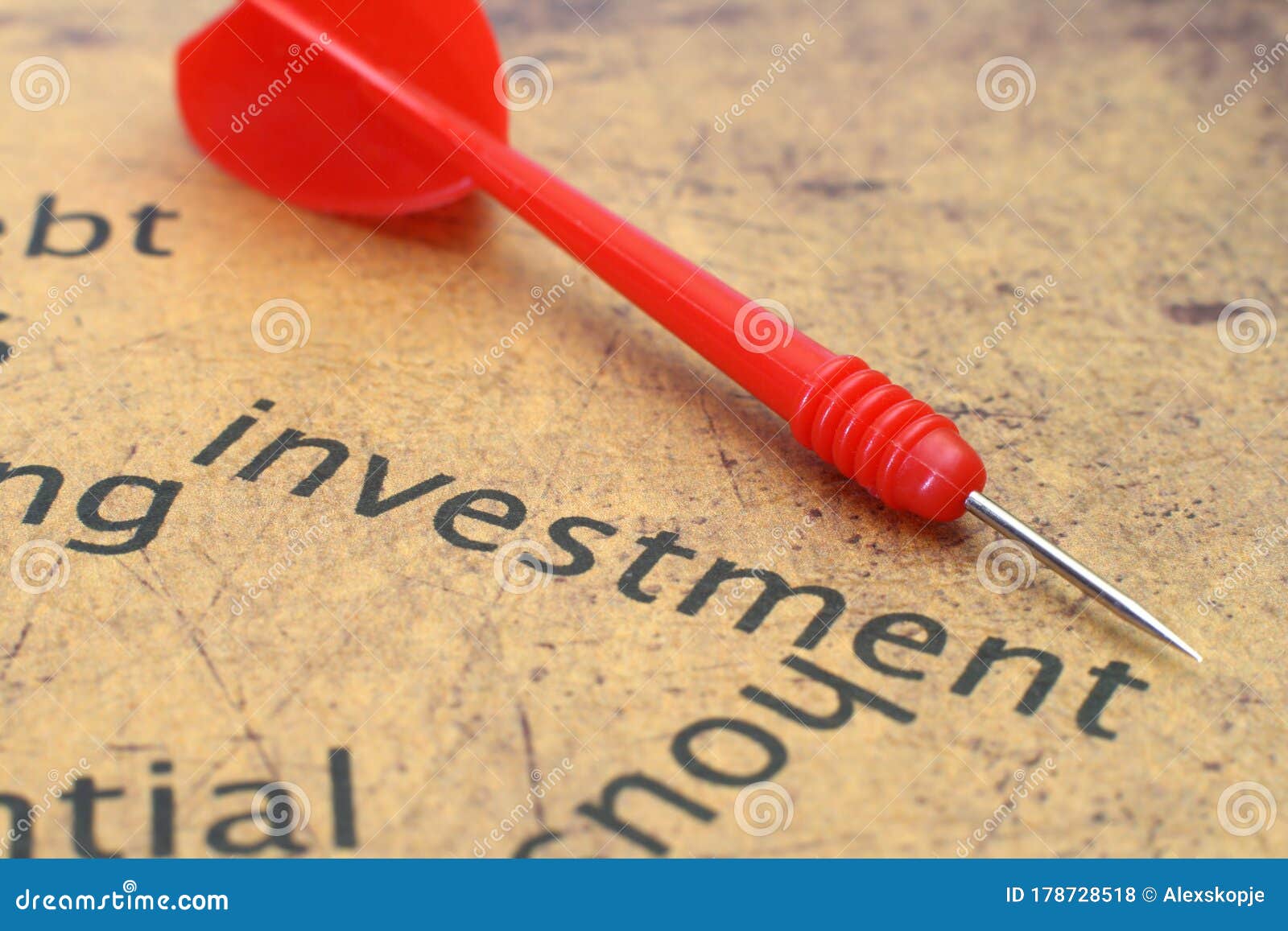 Investment target stock photo. Image of blank, cash - 178728518