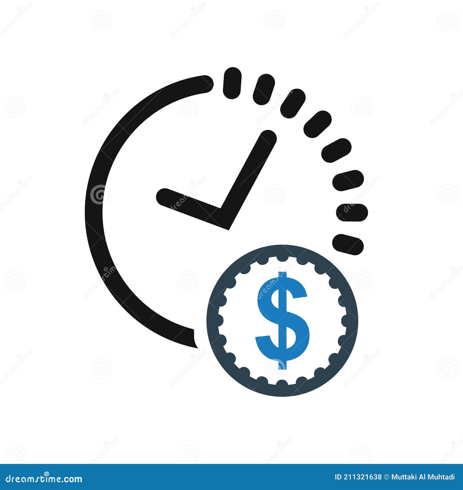 Investment Time Icon, Time Efficiency, Time Investment, Time is Money ...