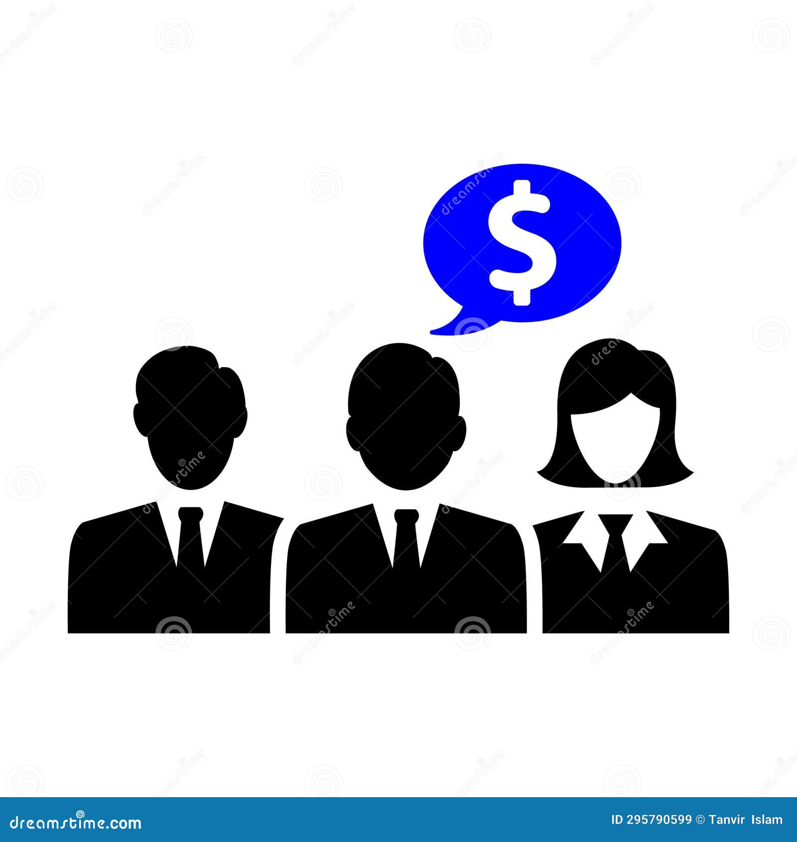 Investor Icon stock illustration. Illustration of dollar - 295790599