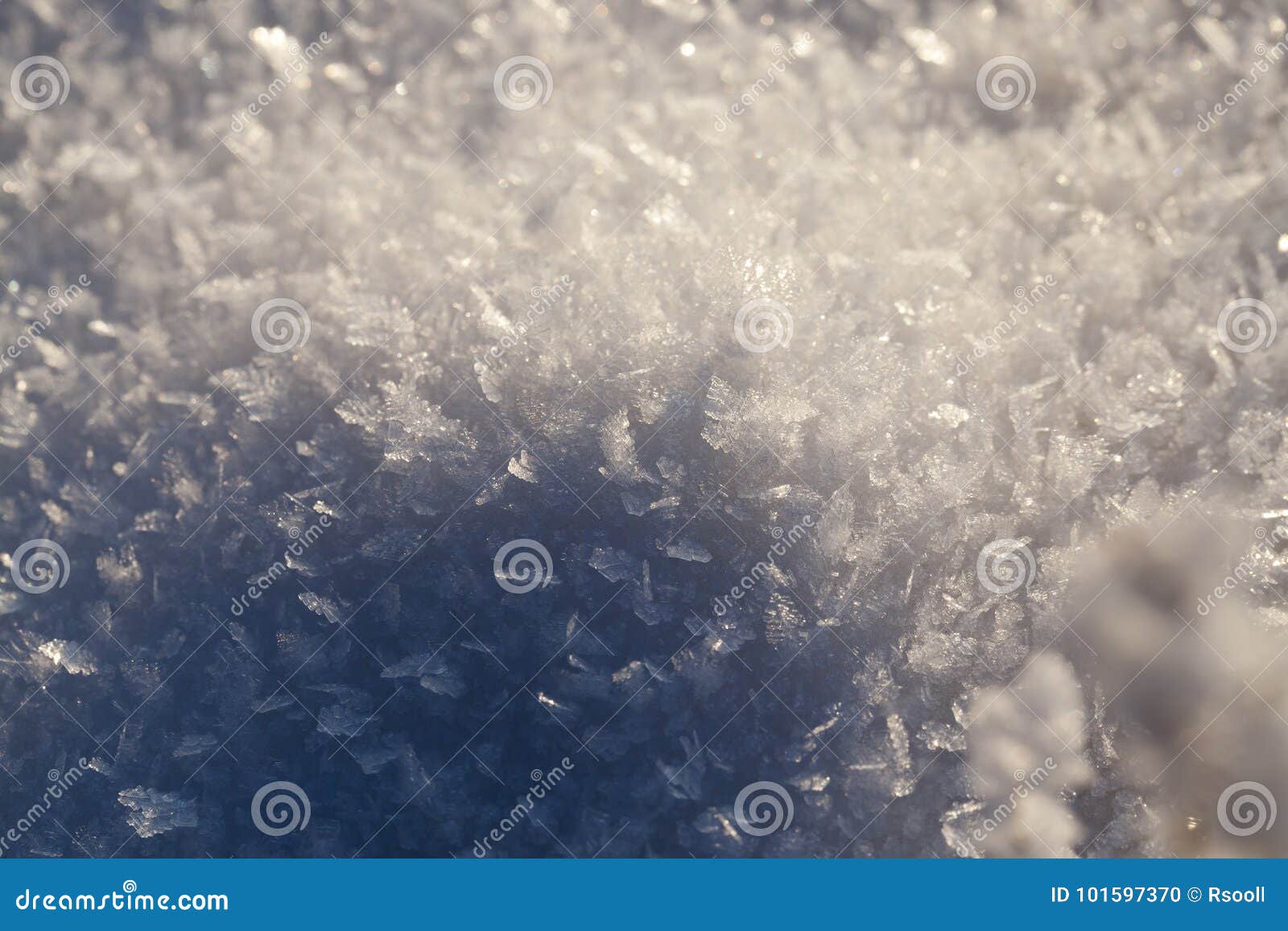 Invierno De Los Cristales De La Nieve Foto de archivo - Imagen de ...