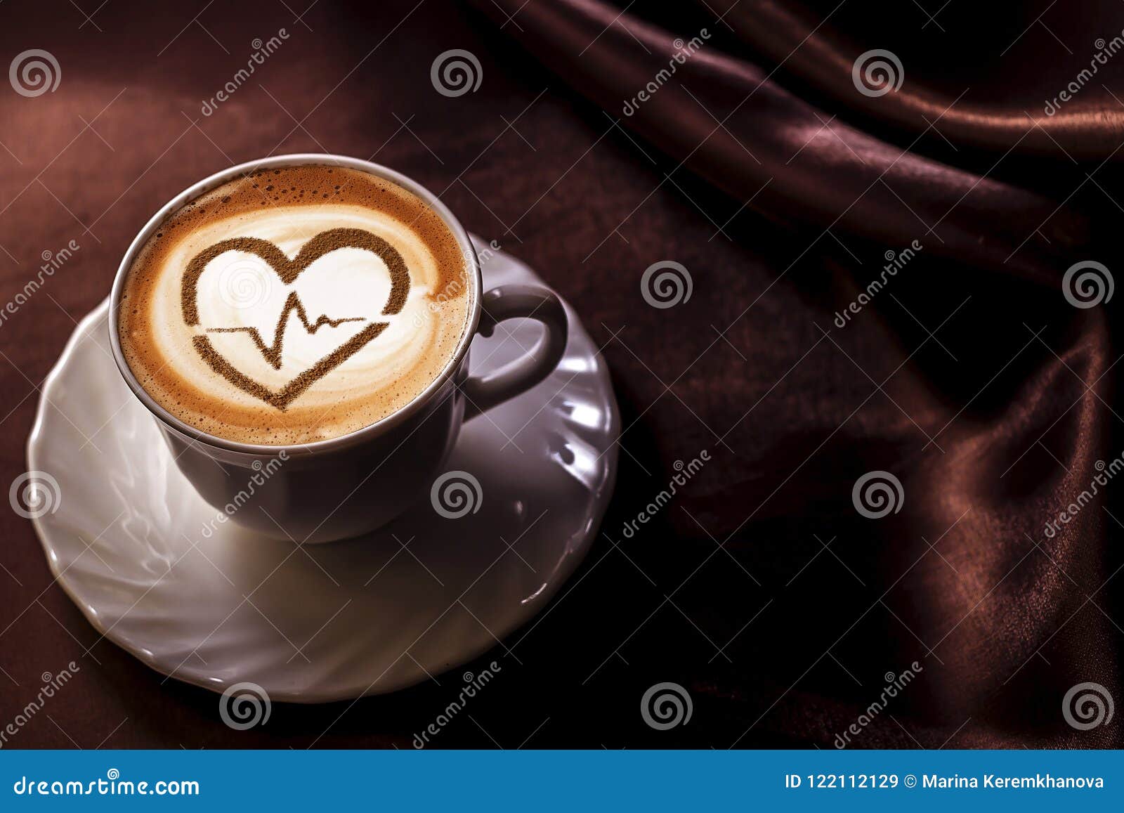 Invigorating Coffee Brings Tone Stock Image - Image of heartbeat ...