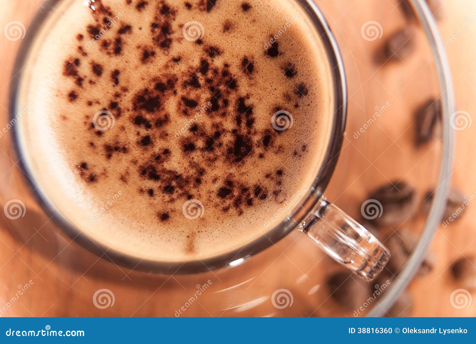 Invigorating Coffee with Crema Stock Photo - Image of close, space ...