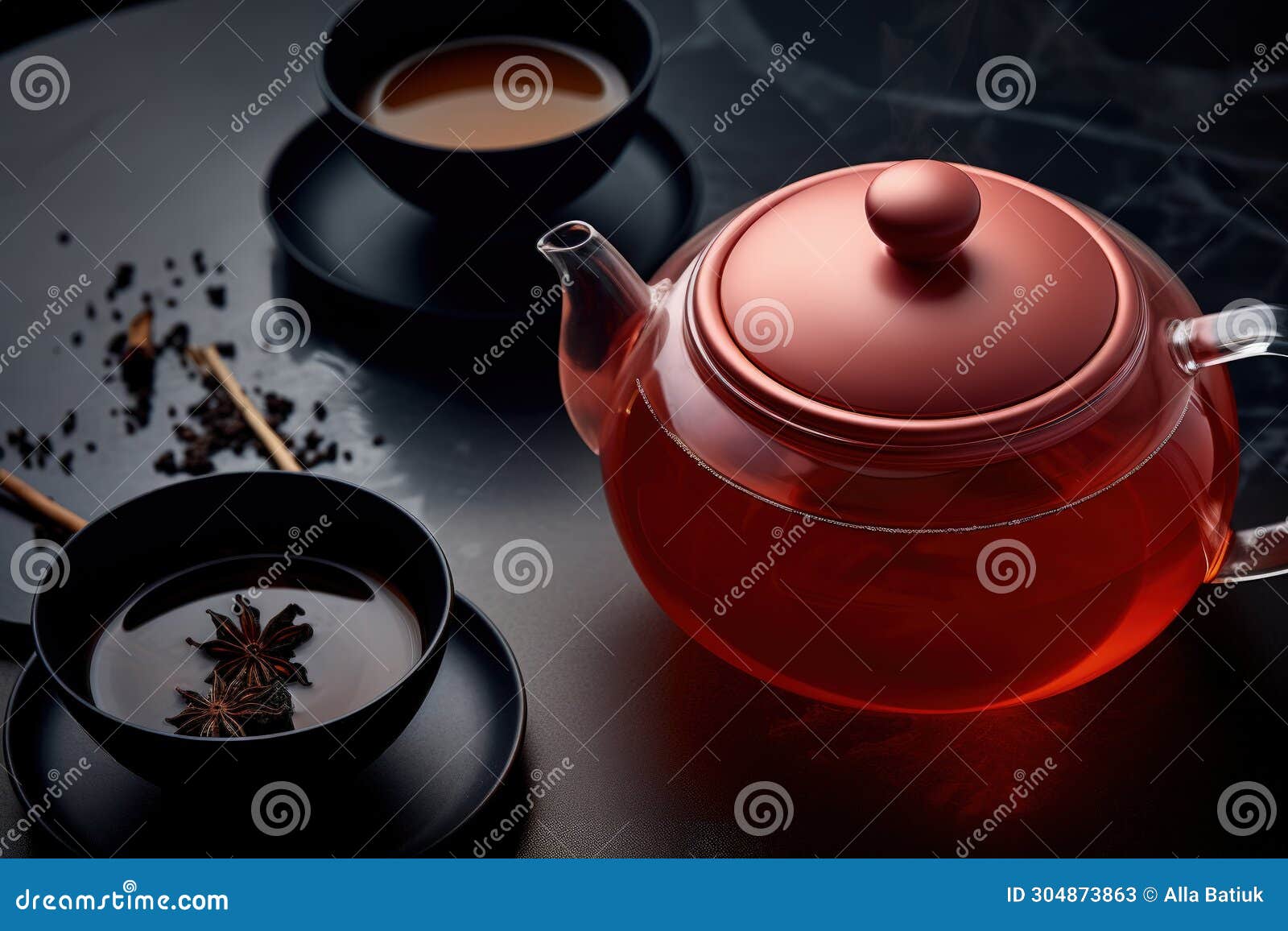 Invigorating Elegance: Kettle Of Tea, Brewing, A Cup Of Tranquil Tea ...
