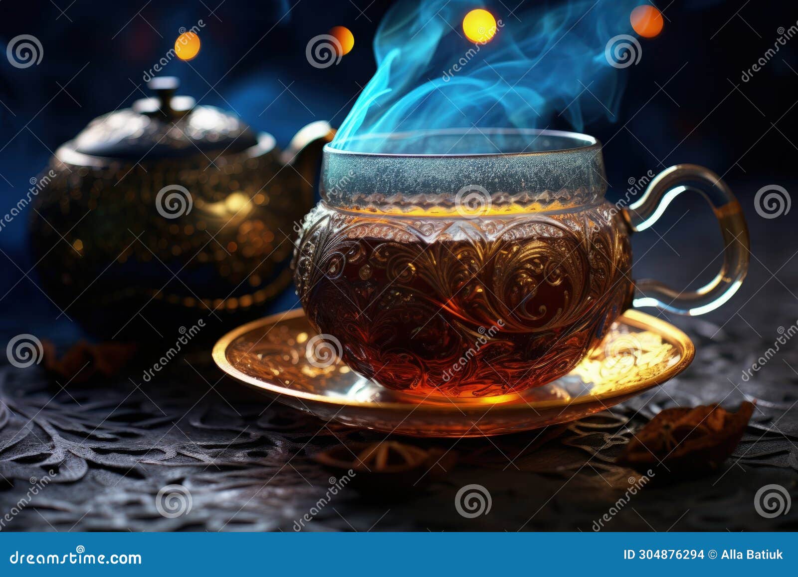 Invigorating Elegance: Kettle Of Tea, Brewing, A Cup Of Tranquil Tea ...