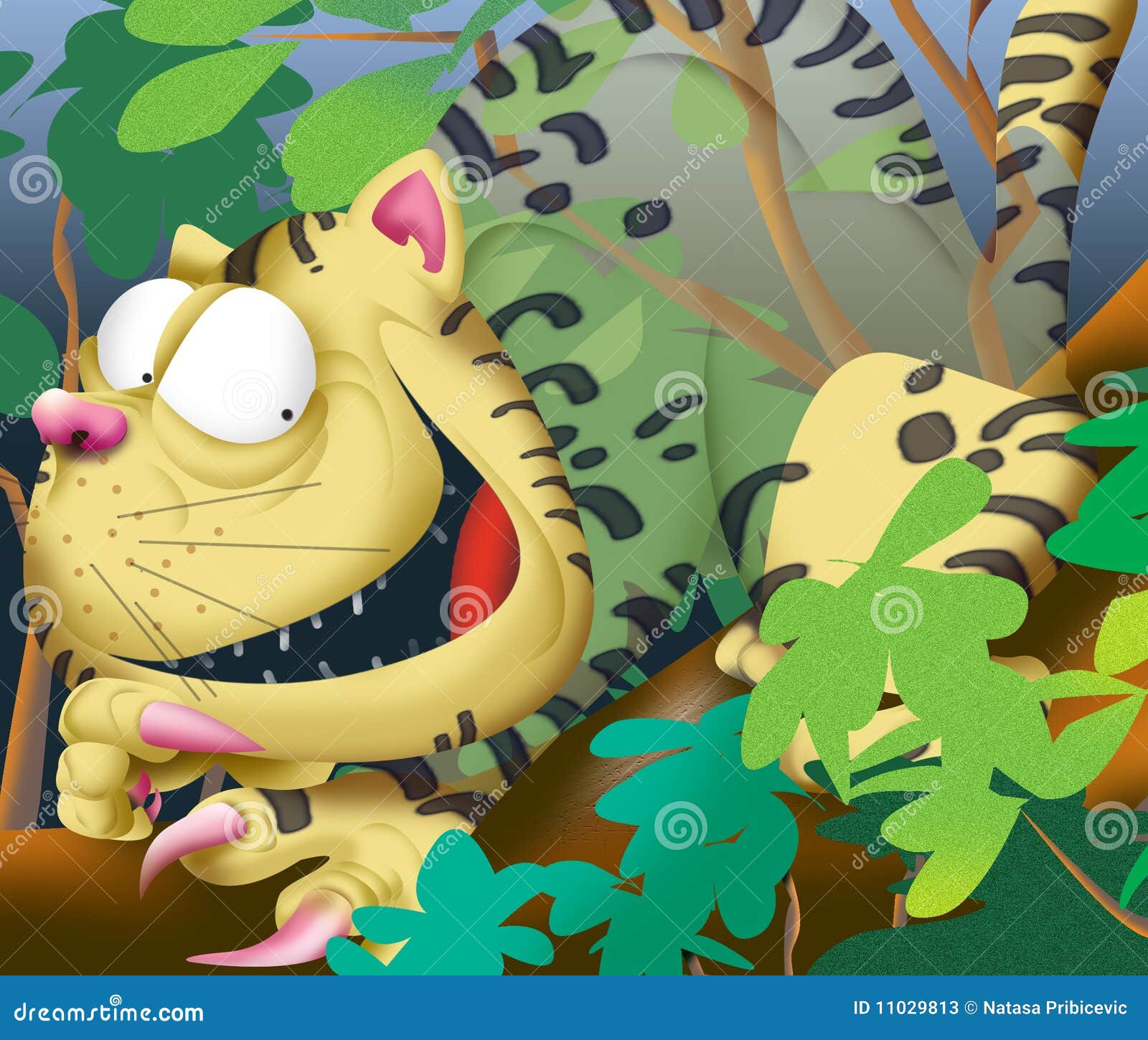 Invisible cat stock illustration. Illustration of color - 11029813