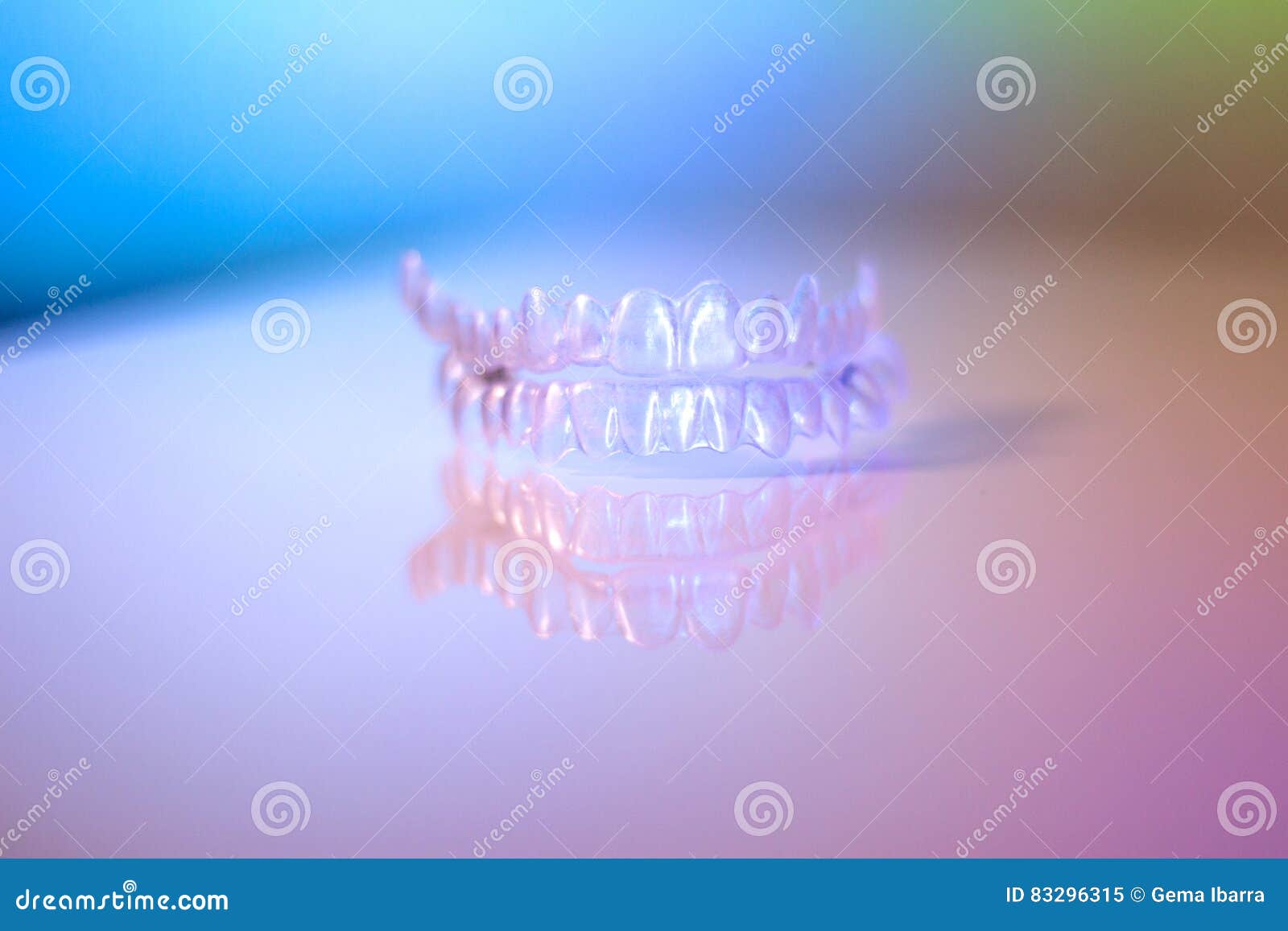 Invisible Dental Retainers. Correction Alignment Denture. Stock Image ...