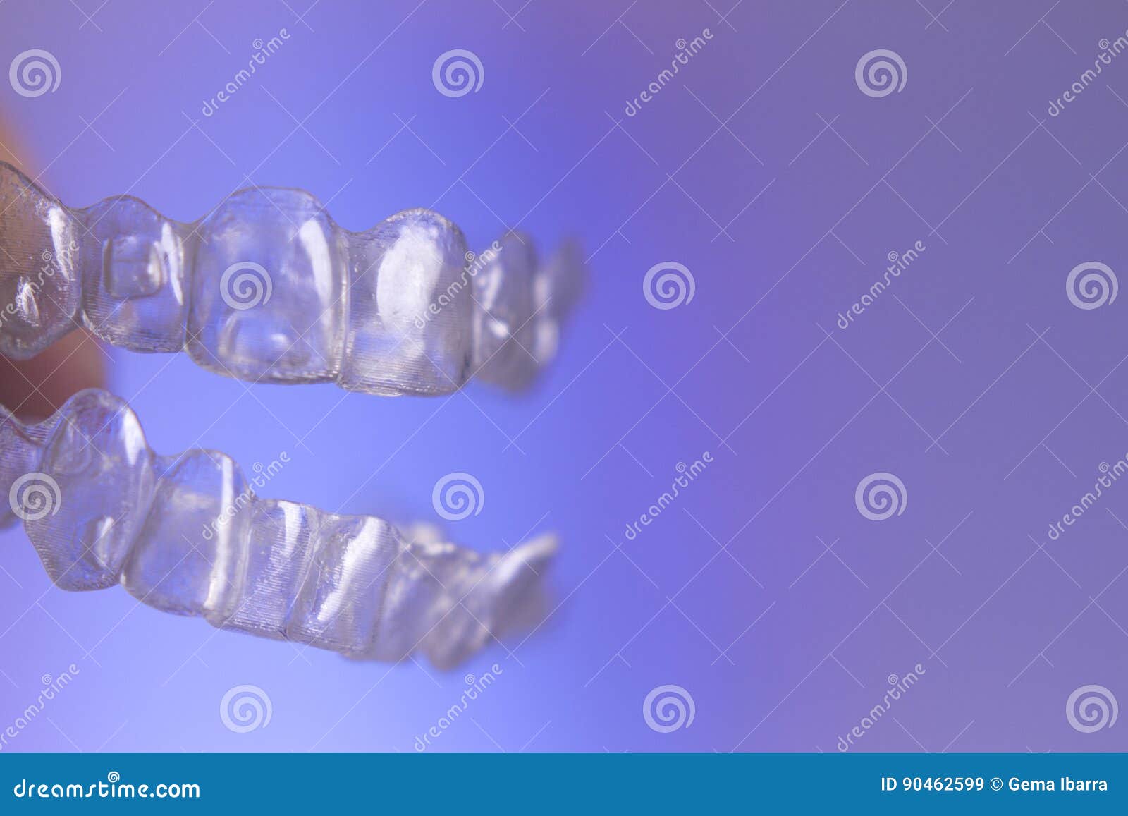 Invisible dental retainers stock image. Image of bracket - 90462599