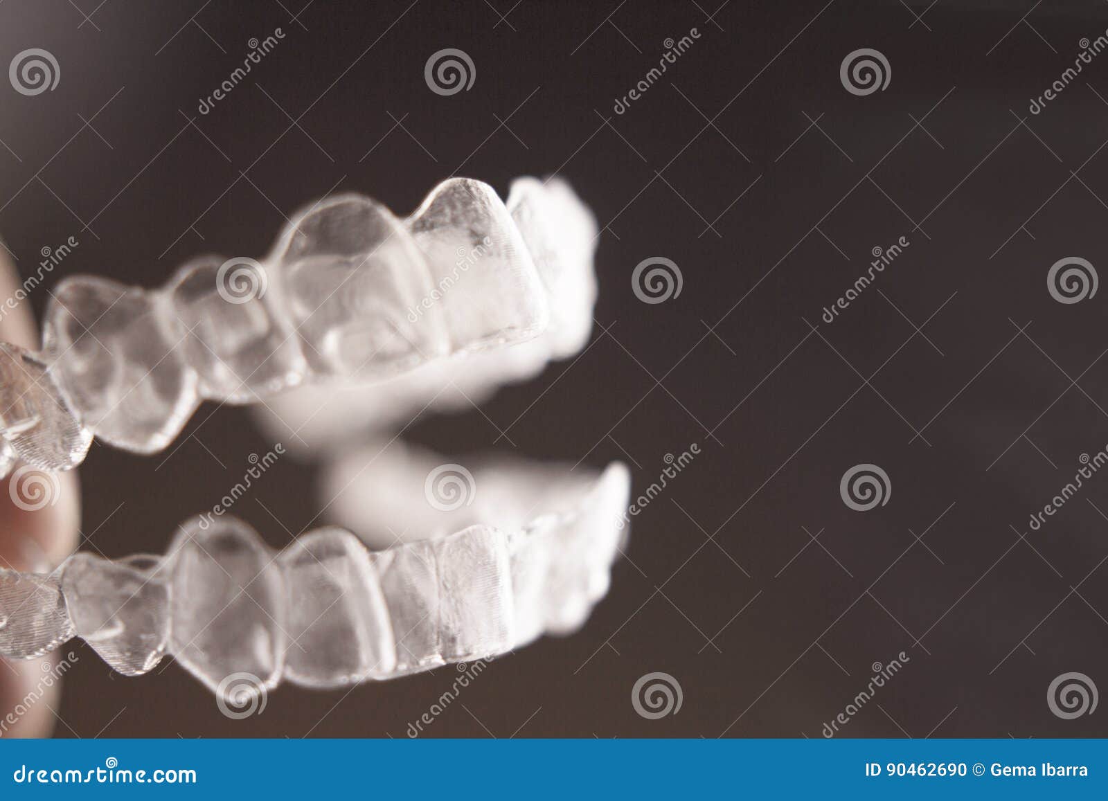 Invisible dental retainers stock photo. Image of retainer - 90462690