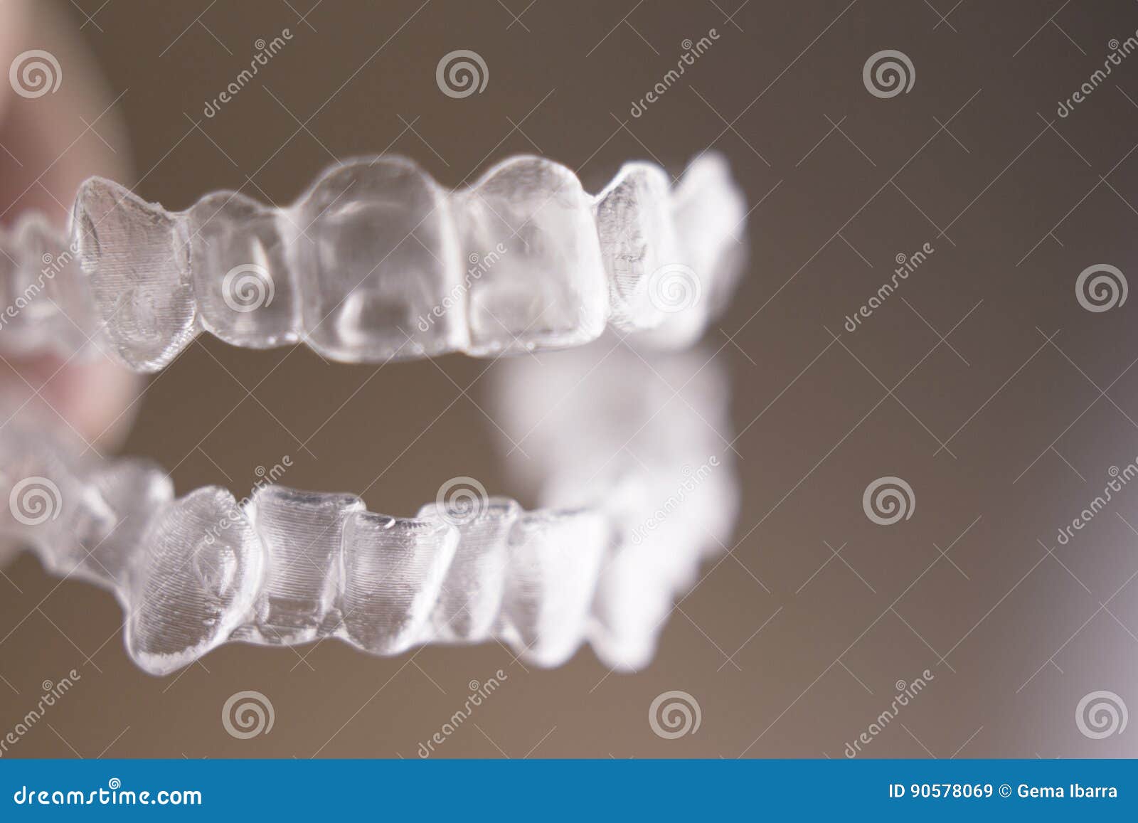 Invisible dental retainers stock image. Image of orthodontic - 90578069