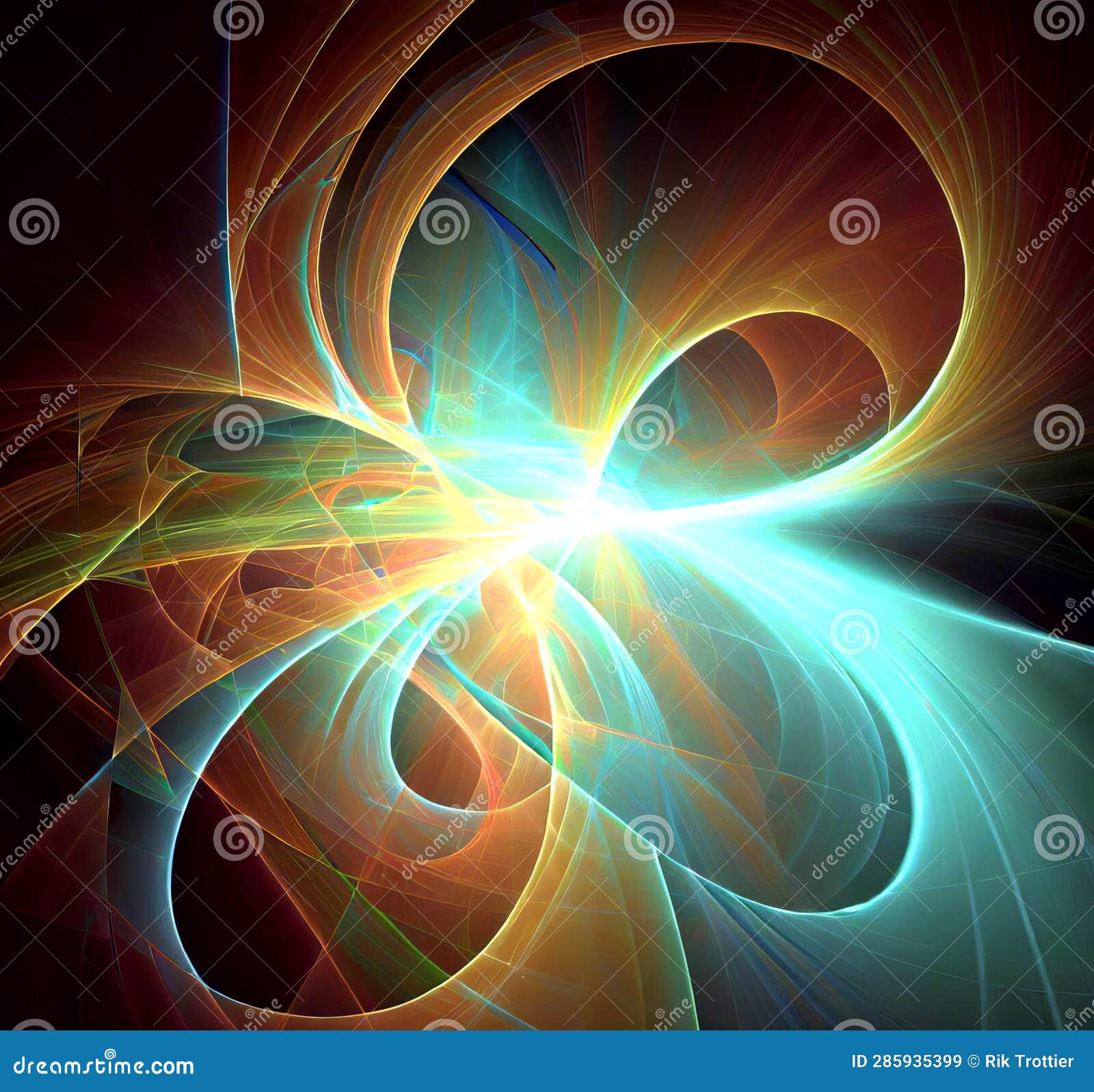Invisible Force Fields and Flares Concept. Stock Illustration ...