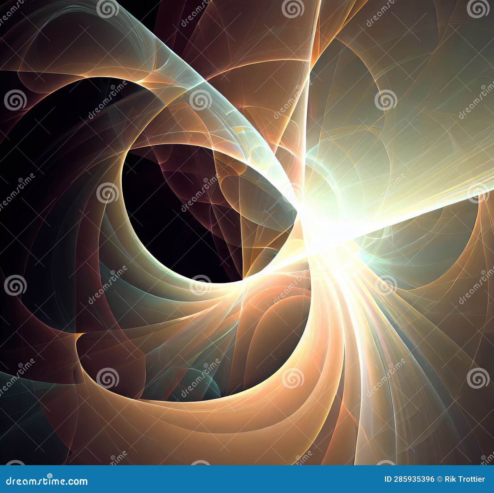 Invisible Force Fields and Flares Concept. Stock Illustration ...