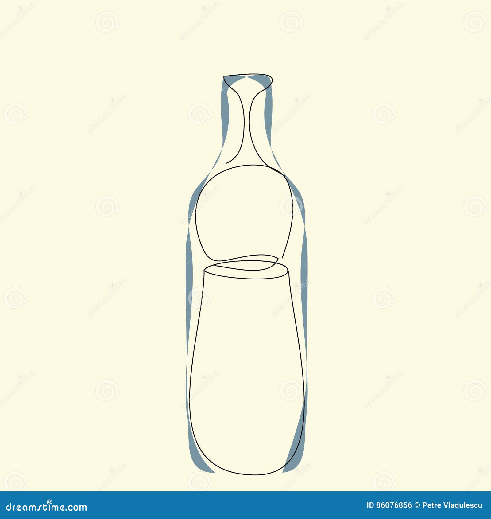Invisible Geometry from the Structure of a Bottle Stock Vector ...