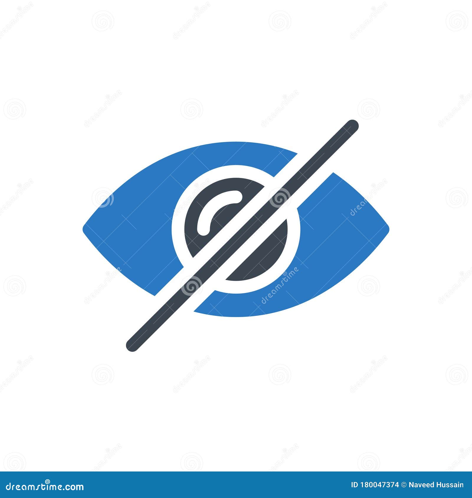 Invisible Vector Glyph Color Icon Stock Vector - Illustration of ...