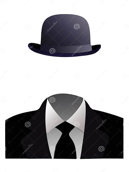 Invisible man concept stock illustration. Illustration of blue - 4673652