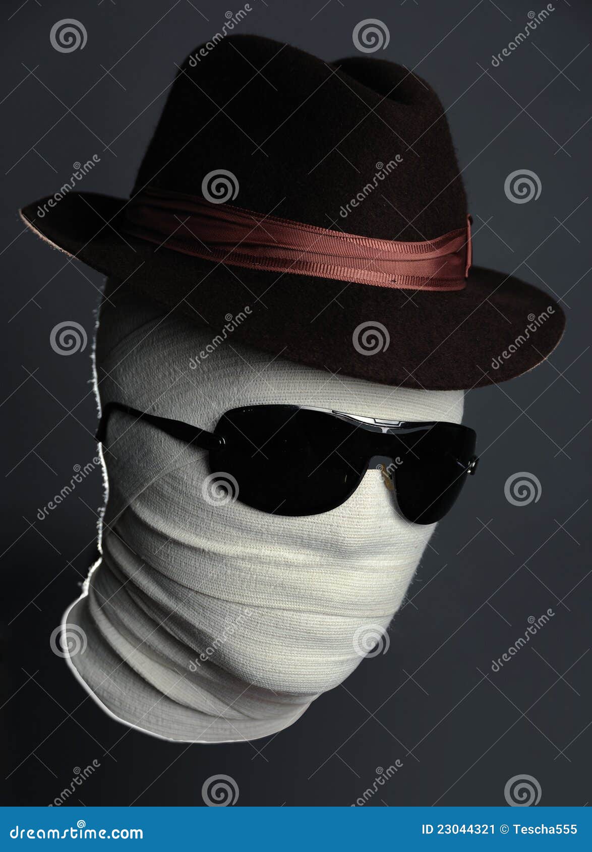 Invisible man in hat stock image. Image of incognito - 23044321