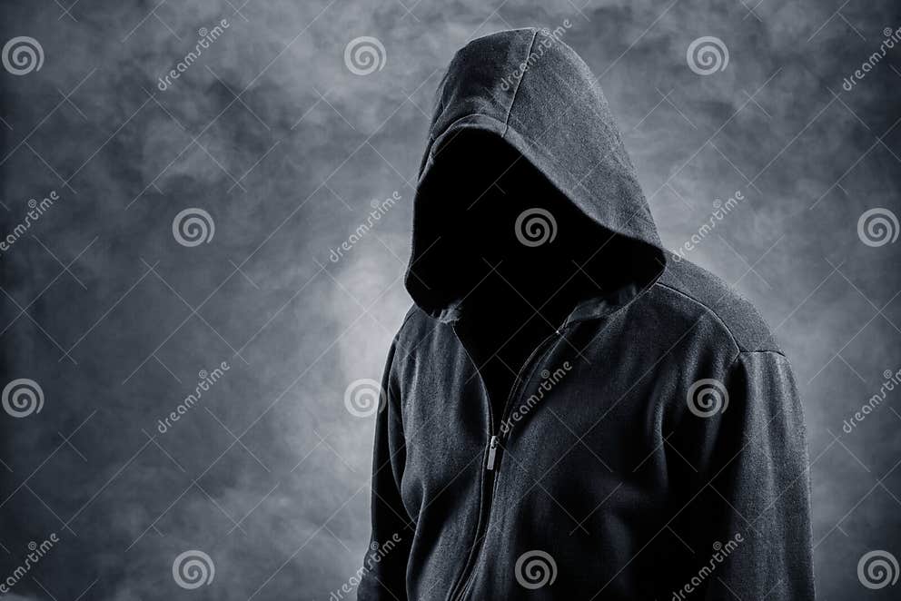 Invisible man in the hood stock image. Image of devil - 28929241