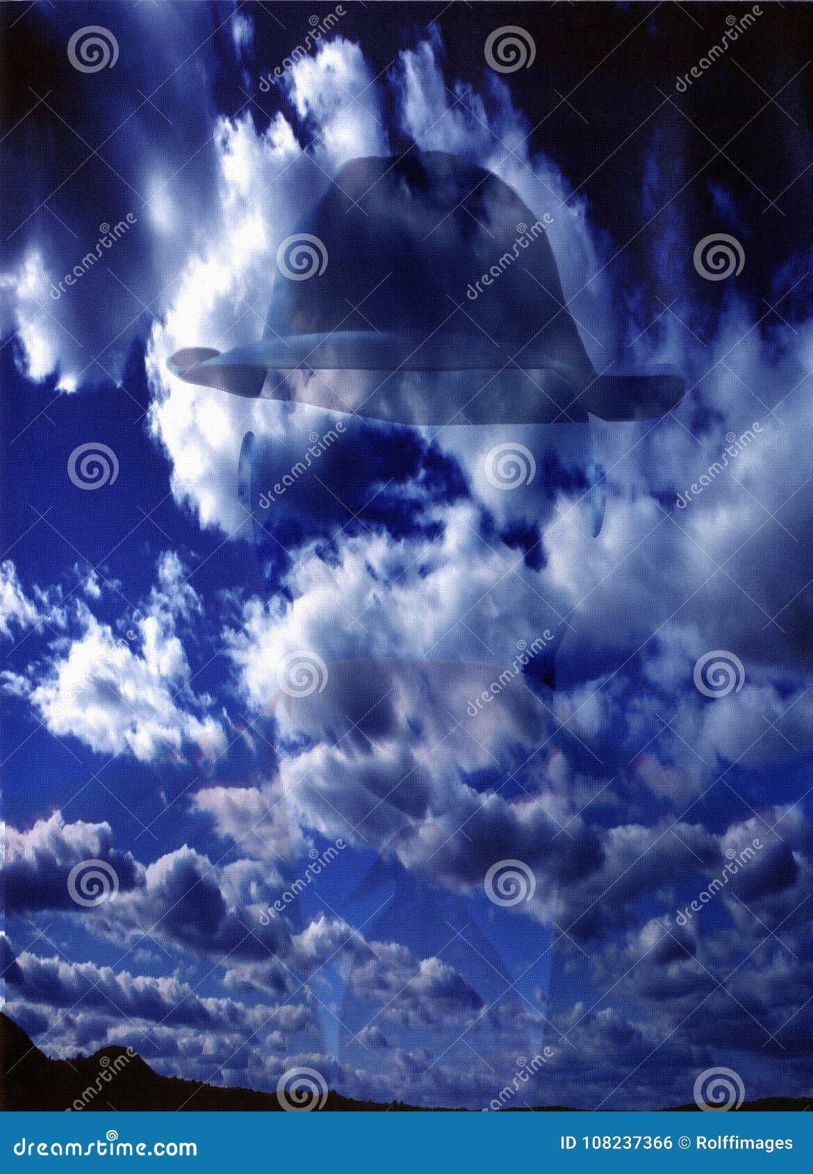 Invisible Man stock photo. Image of creativity, clouds - 108237366