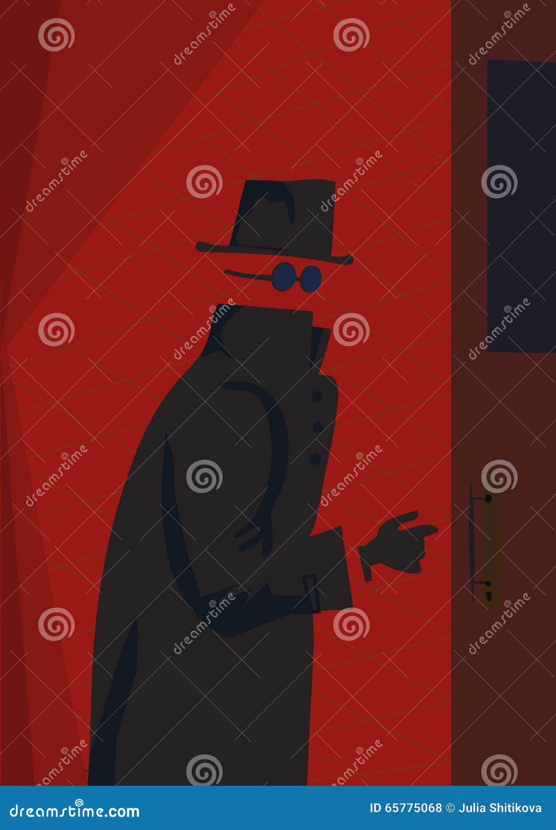 Invisible Man stock illustration. Illustration of artwork - 65775068