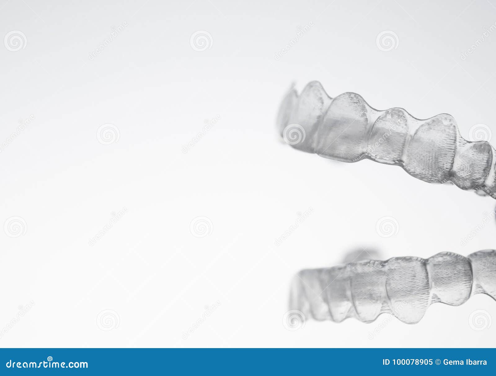 Orthodontics To Correct Alignment of Teeth Stock Image - Image of clear ...