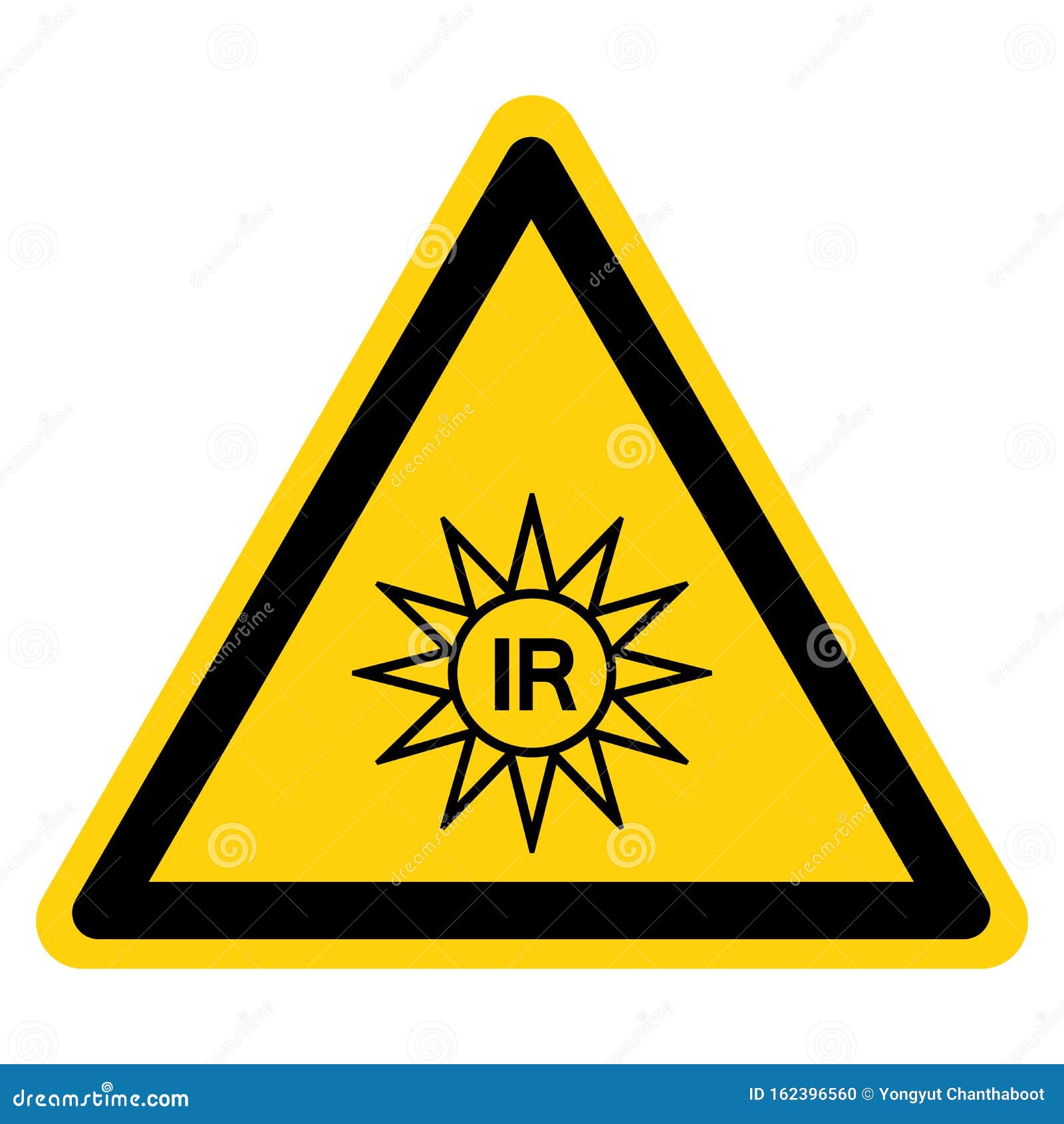 Invisible Radiation Symbol Sign, Vector Illustration, Isolate on White ...