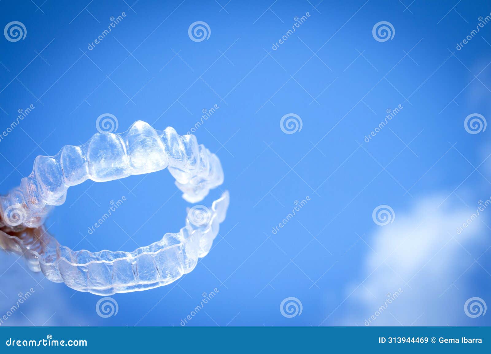 Invisible Teeth Aligner on Light Background Stock Image - Image of ...