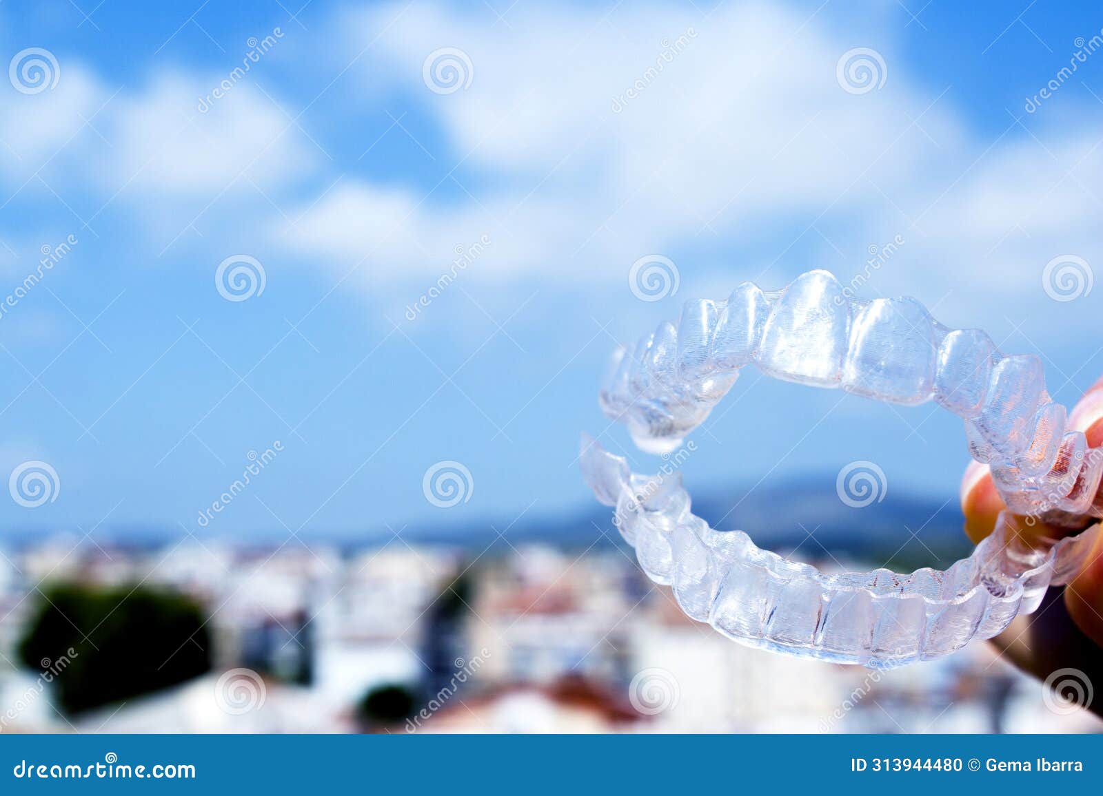 Invisible Teeth Aligner on Light Background Stock Photo - Image of ...