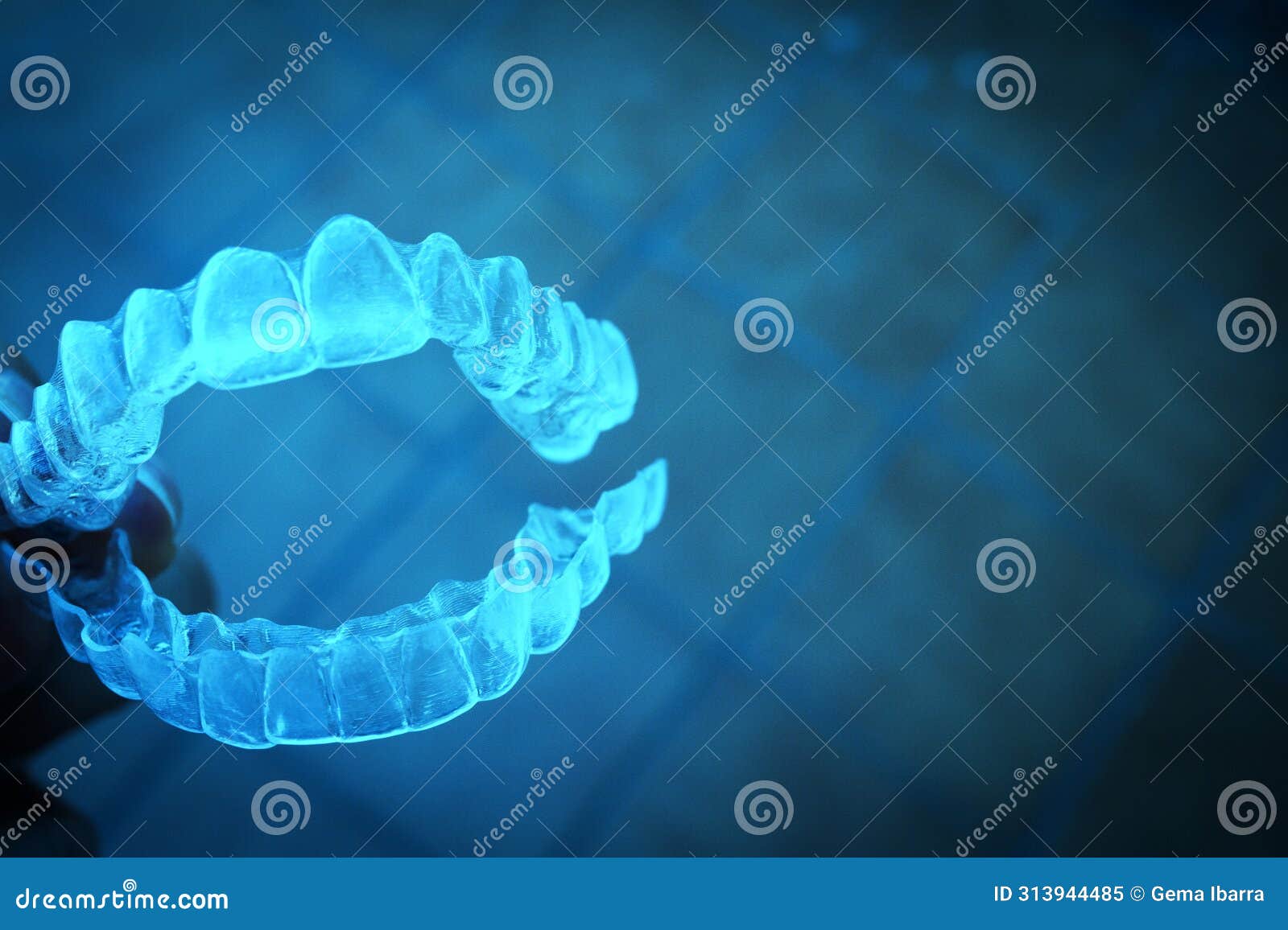 Invisible Teeth Aligner on Light Background Stock Image - Image of ...