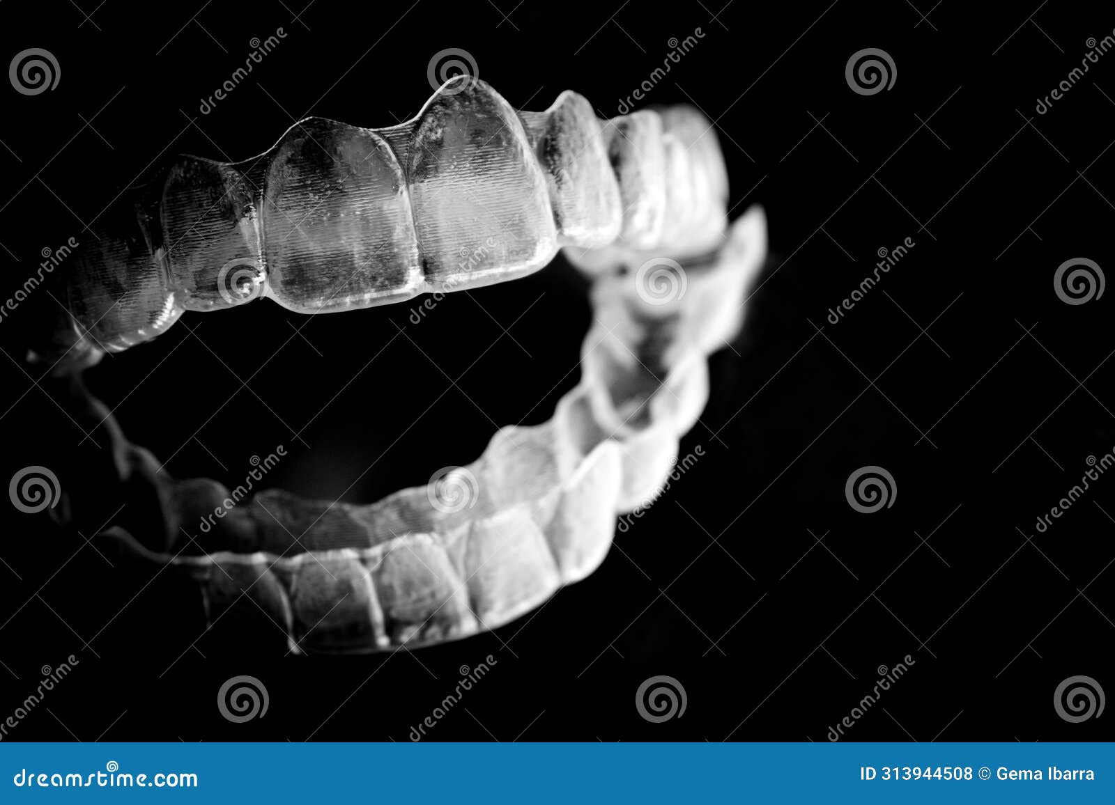 Invisible Teeth Aligner on Light Background Stock Photo - Image of ...