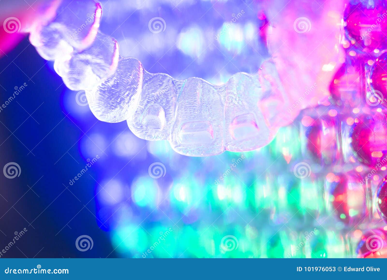 Invisible Teeth Aligner Retainer Stock Image - Image of bracket ...