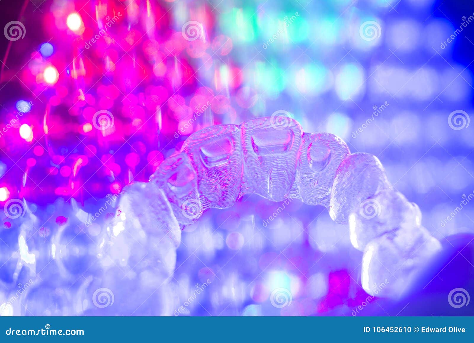 Invisible Teeth Aligner Retainer Stock Photo - Image of removable ...