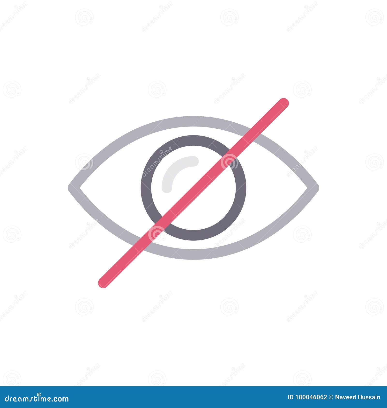 Invisible Vector Color Line I Con Stock Vector - Illustration of ...