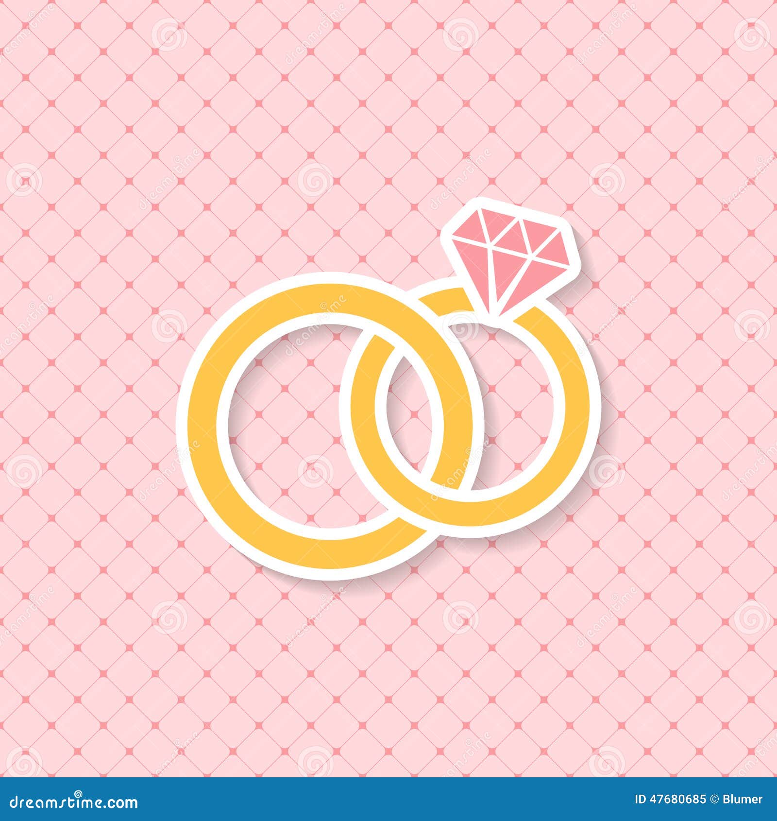 Invitación De Boda Con Los Anillos Ilustración del Vector - Ilustración ...