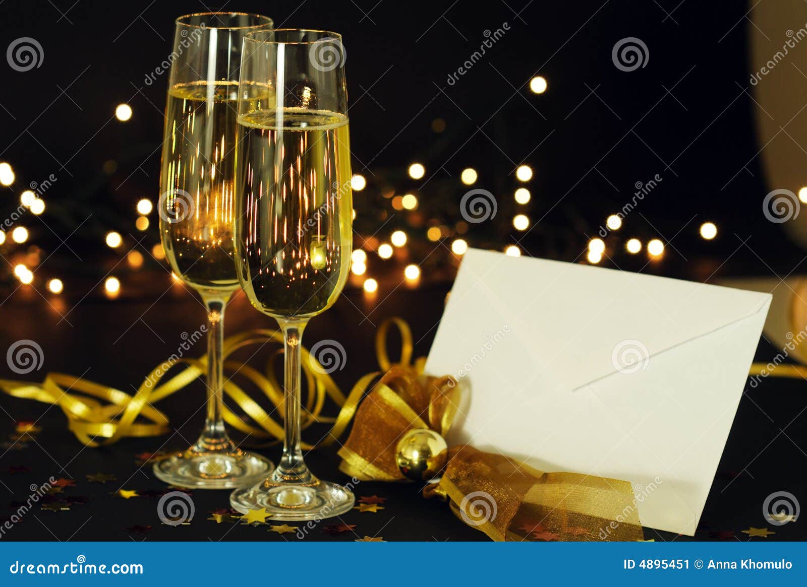 Invitation stock image. Image of evening, envelope, fizz - 4895451