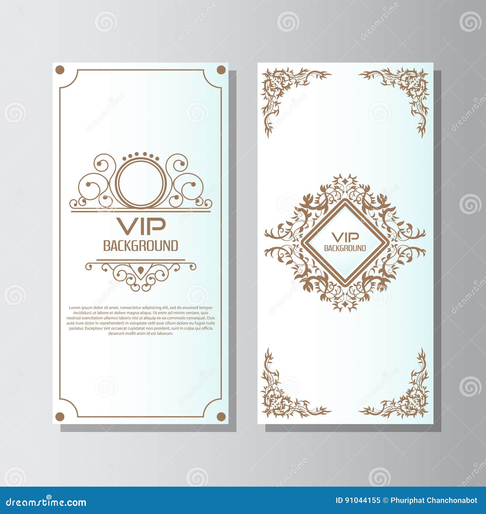 Invitation Background Flyer Style Design Template Stock Vector ...