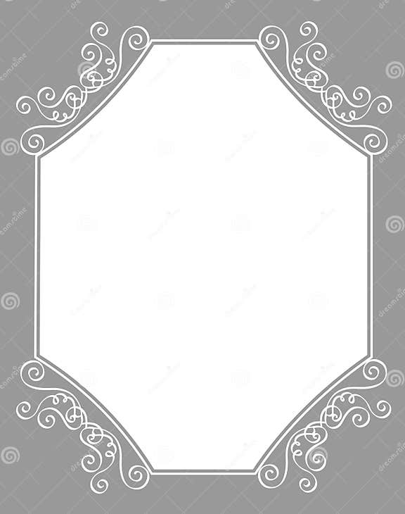 Invitation border / frame stock vector. Illustration of classic - 16175717