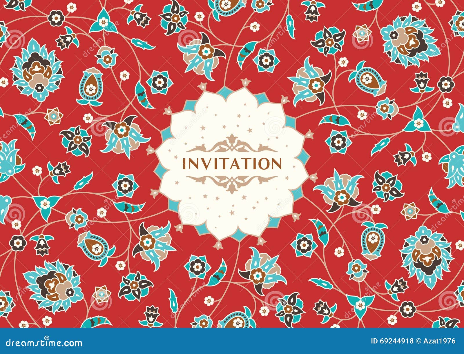 Invitation Card Background stock vector. Illustration of card - 69244918