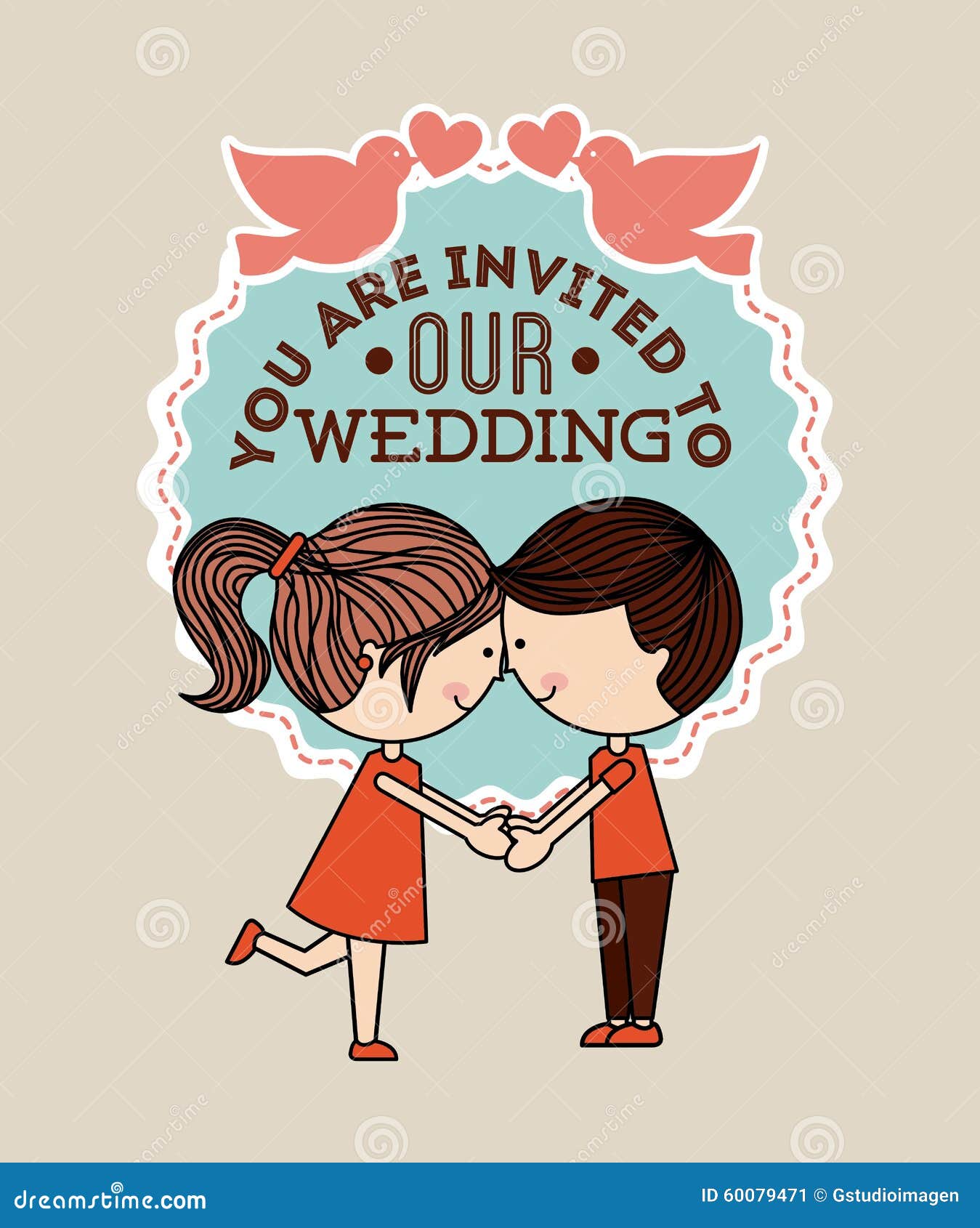 Invitation card stock vector. Illustration of beauty - 60079471