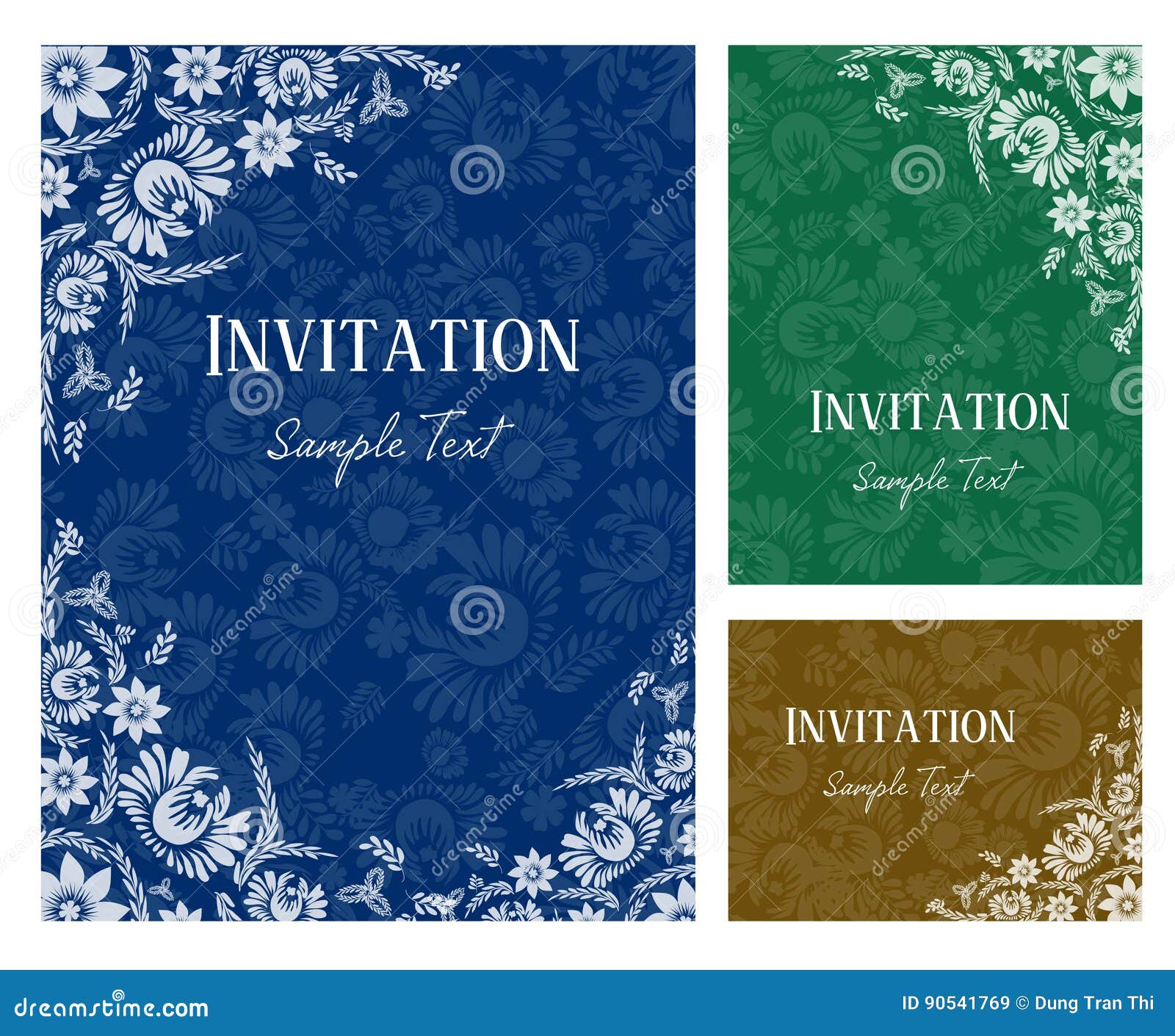 Invitation Card Illustration Stock Vector - Illustration of lovely ...