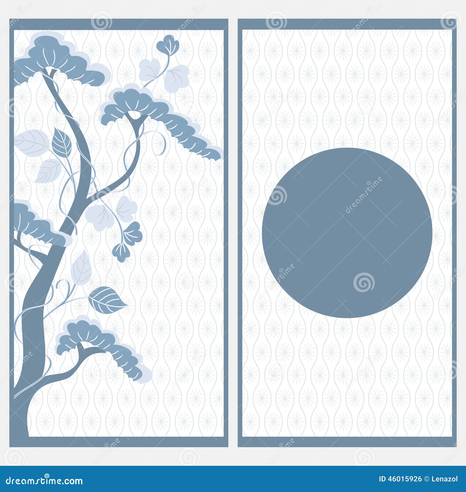 Invitation Card in Japanese Style Stock Vector - Illustration of symbol ...