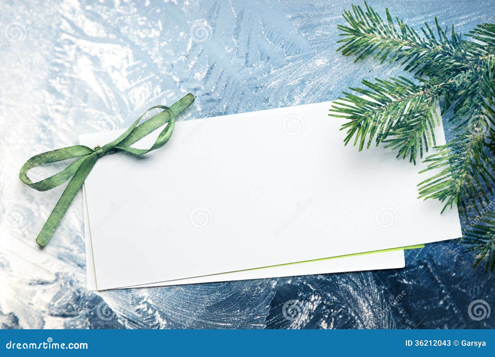 Invitation card on snow stock image. Image of branch - 36212043