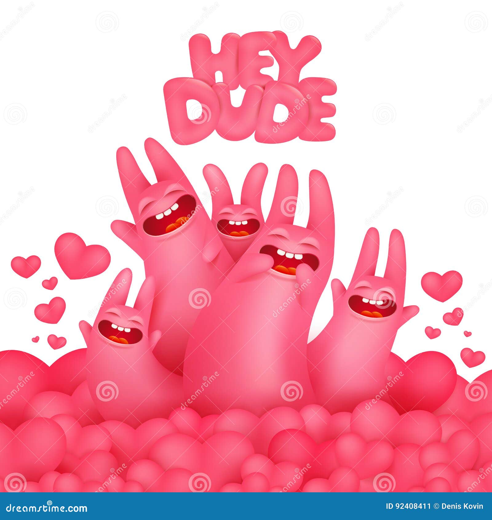 Crazy Bunny Rabbit Vector Illustration | CartoonDealer.com #4363614